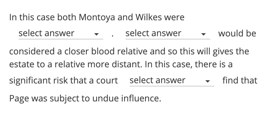 Solved Case Problem Analysis: Wills and Intestacy | Chegg.com