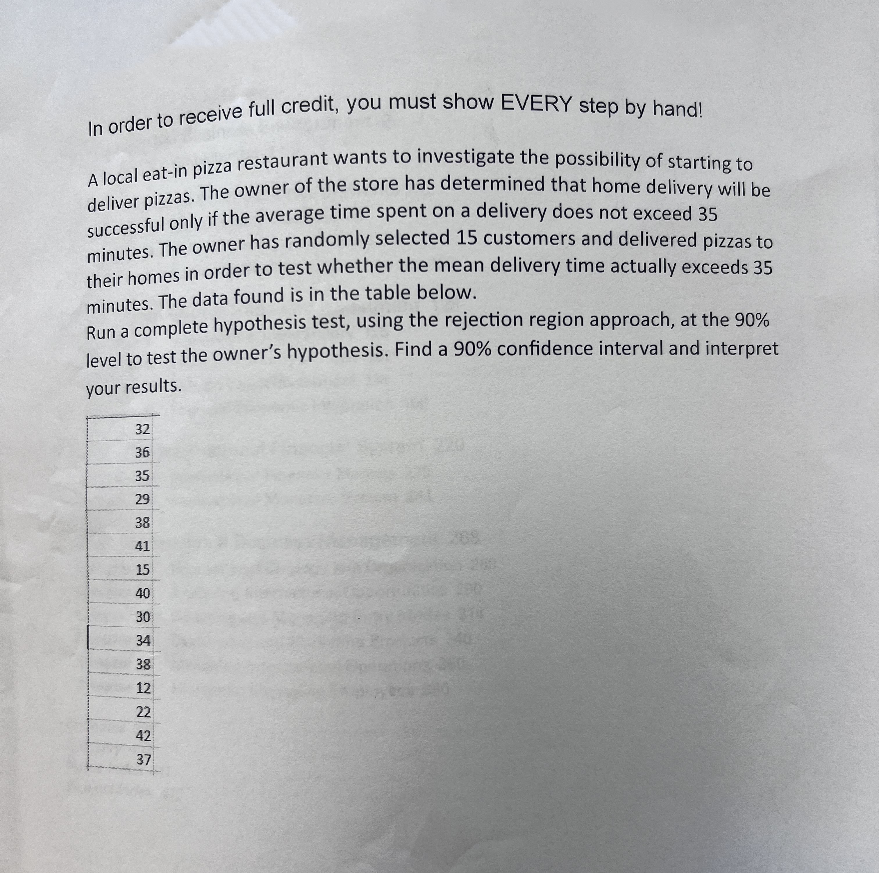 Solved I need the following problem answered and EVERY | Chegg.com