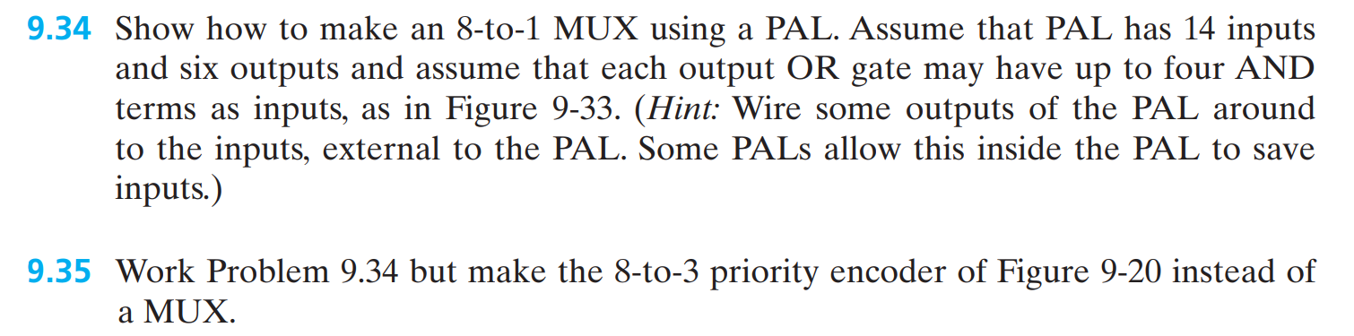 Solved FIGURE 9-20 An 8-to-3 Priority Encoder Cengage | Chegg.com