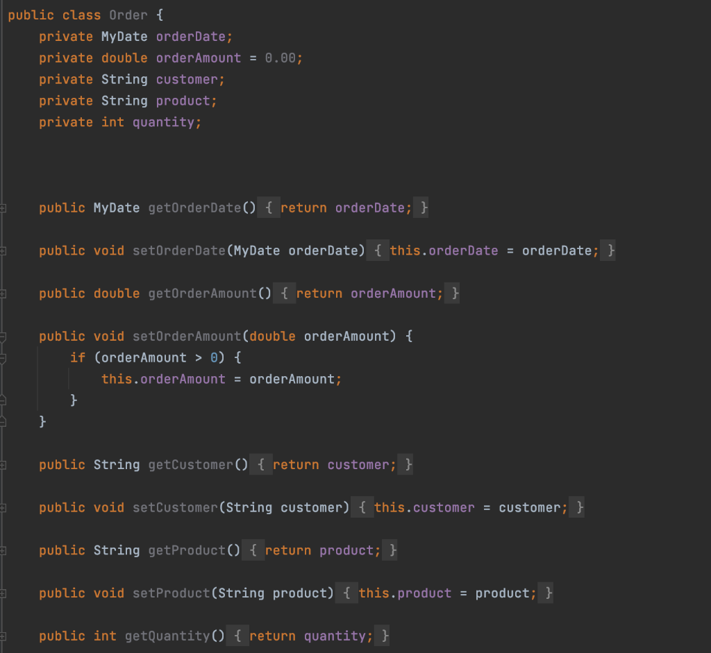 Solved public class MyDate { private byte day; private byte | Chegg.com