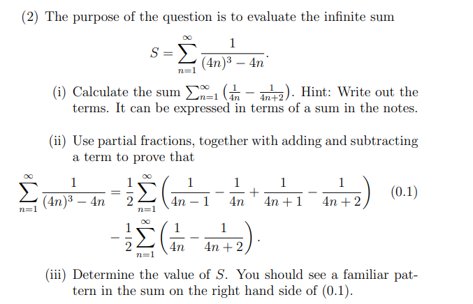 Solved (2) The purpose of the question is to evaluate the | Chegg.com