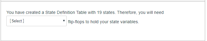 Solved You have created a State Definition Table with 19 | Chegg.com