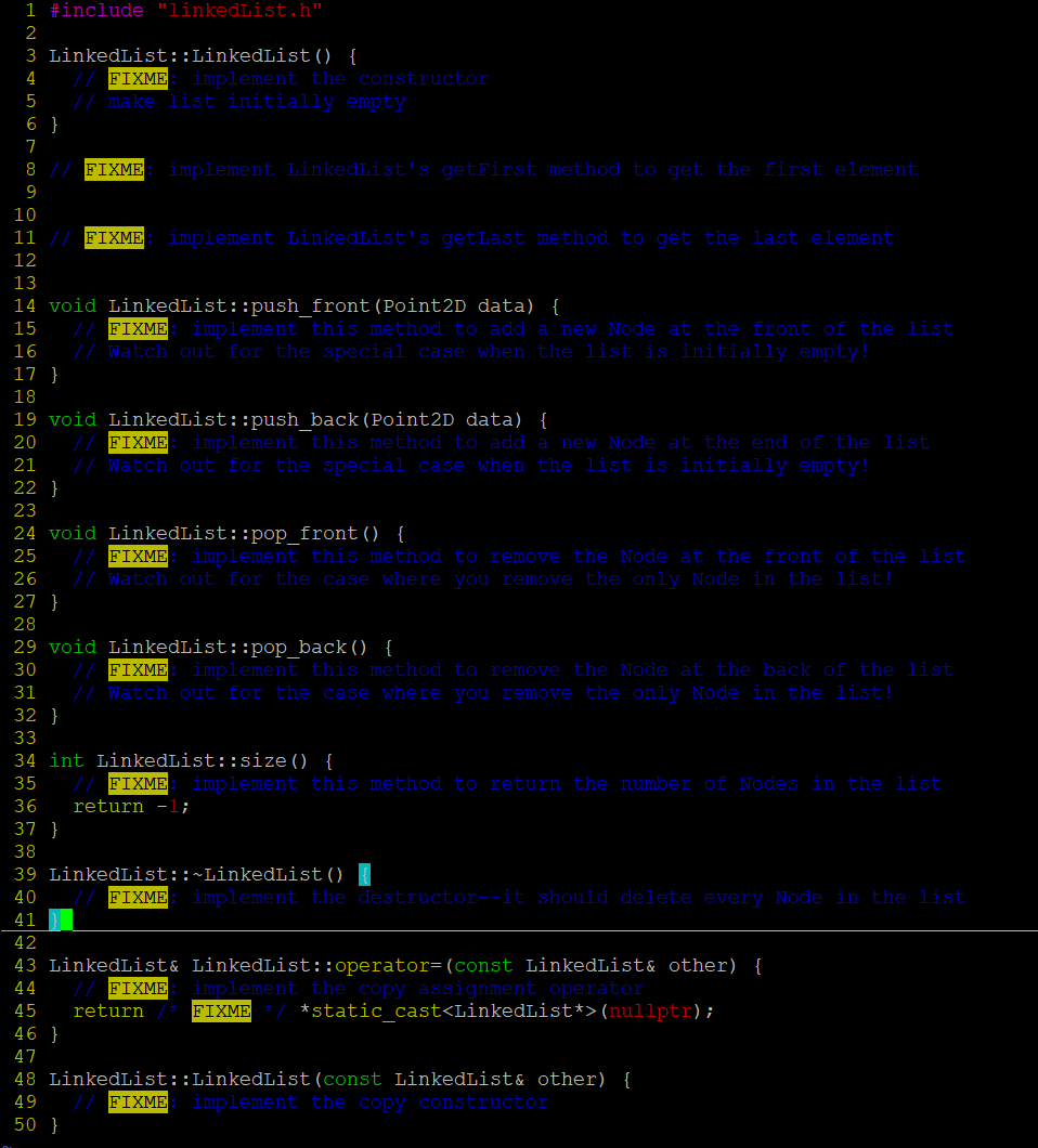 Solved Hello, I need help with this linked list program. The | Chegg.com