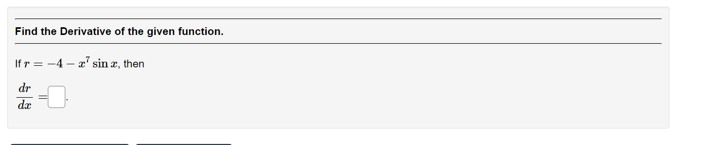 Solved Find the Derivative of the given function. If | Chegg.com