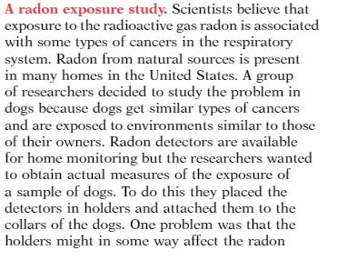 A radon exposure study. Scientists believe that | Chegg.com