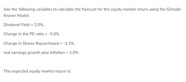 Solved Use the following variables to calculate the forecast | Chegg.com