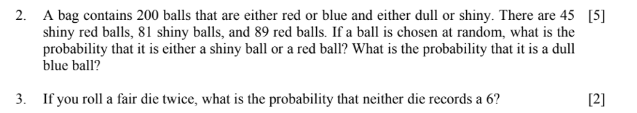 Solved 2. A bag contains 200 balls that are either red or | Chegg.com