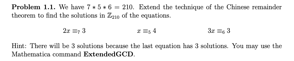 Solved Problem 1.1. We have 7∗5∗6=210. Extend the technique | Chegg.com