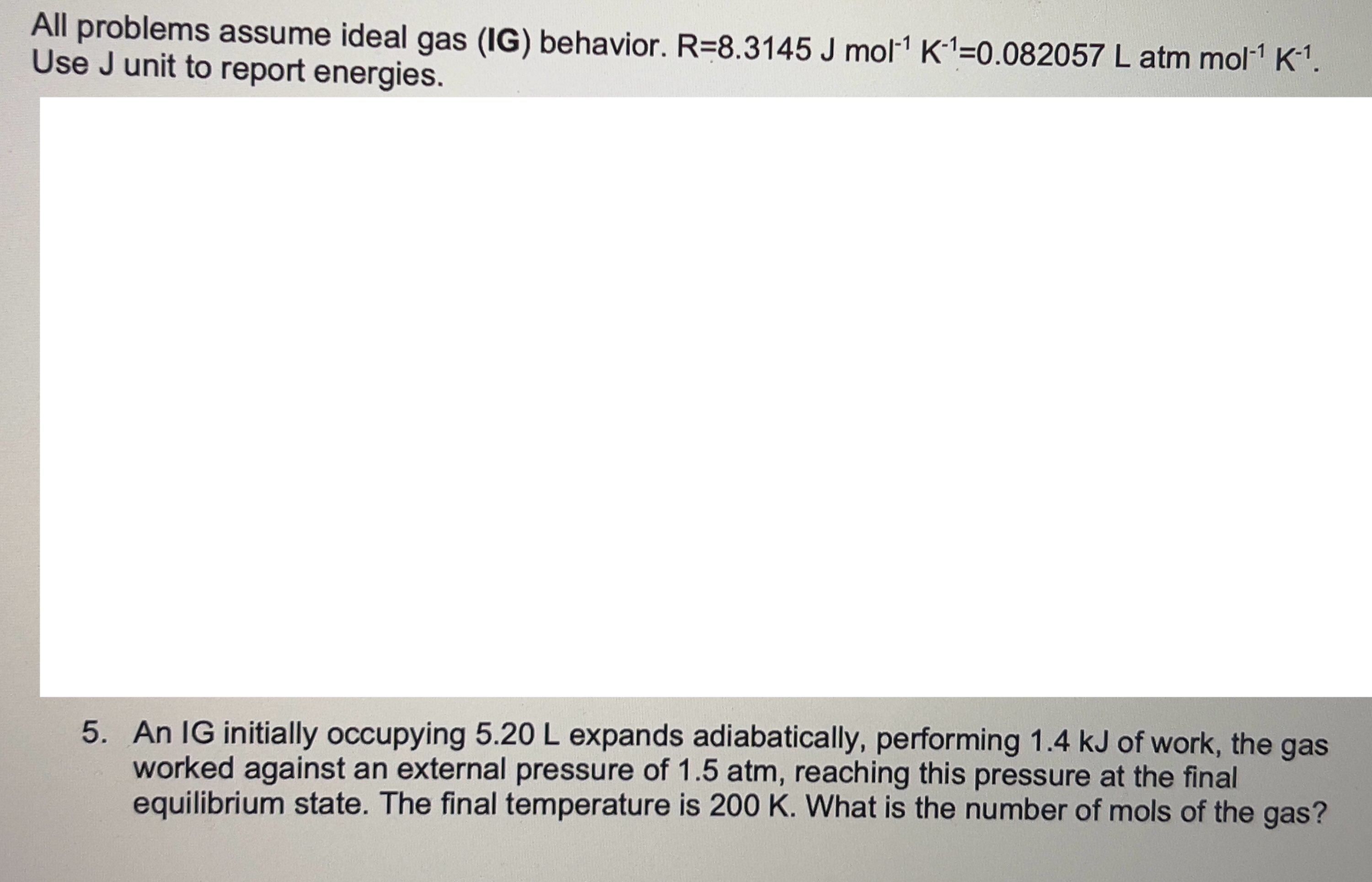 Solved All problems assume ideal gas (IG) ﻿behavior. | Chegg.com