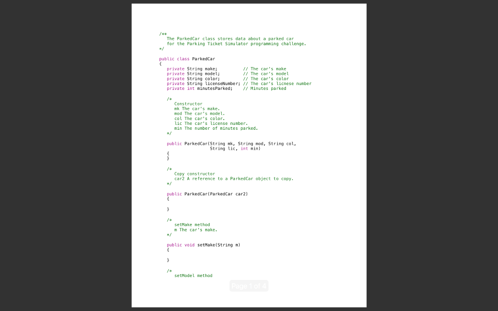 Solved 8. Parking Ticket Simulator For this assignment you | Chegg.com