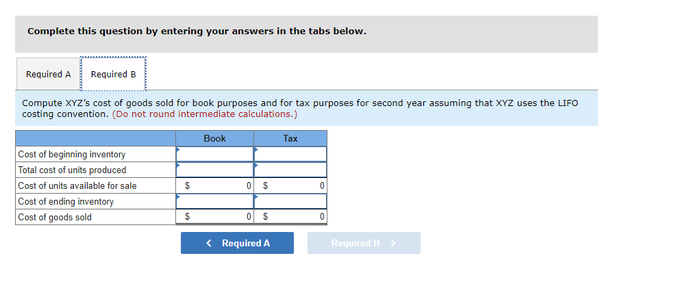 Solved Company XYZ manufactures a tangible product and sells | Chegg.com