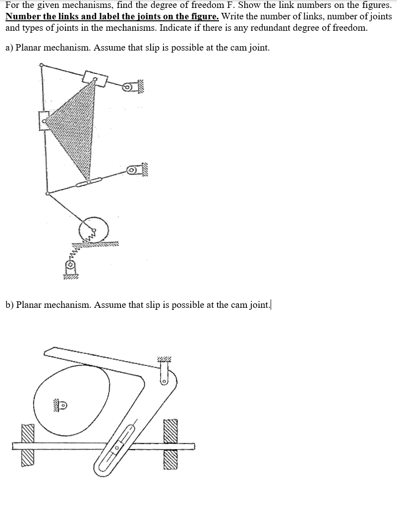 Solved use this equation and find link =l joint=j degree of | Chegg.com