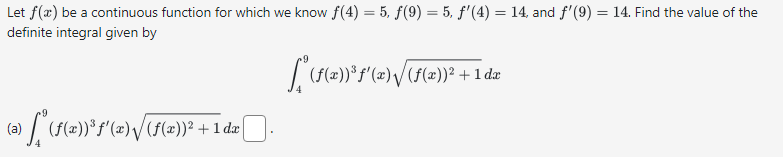 Solved Let f(x) ﻿be a continuous function for which we know | Chegg.com