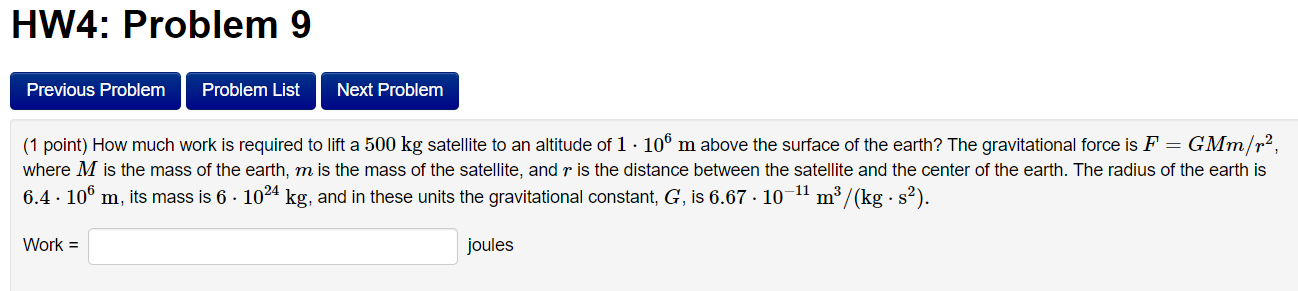 Solved HW4: Problem 9 Previous Problem Problem List Next | Chegg.com
