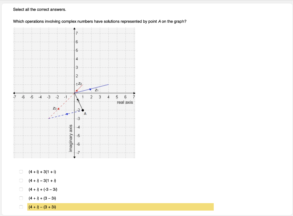 Solved Select all the correct answers. Which operations | Chegg.com Solved Select all the correct answers. Which operations | Chegg.com