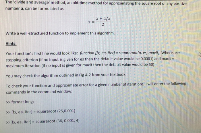 Solved The divide and average' method, an old-time method | Chegg.com