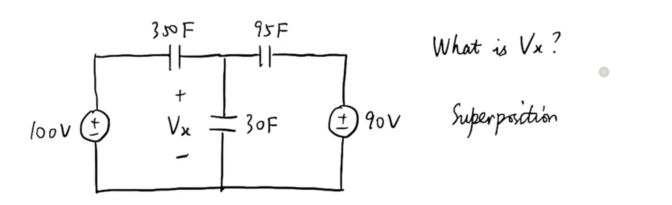 Solved What is Vx ? Superposition | Chegg.com