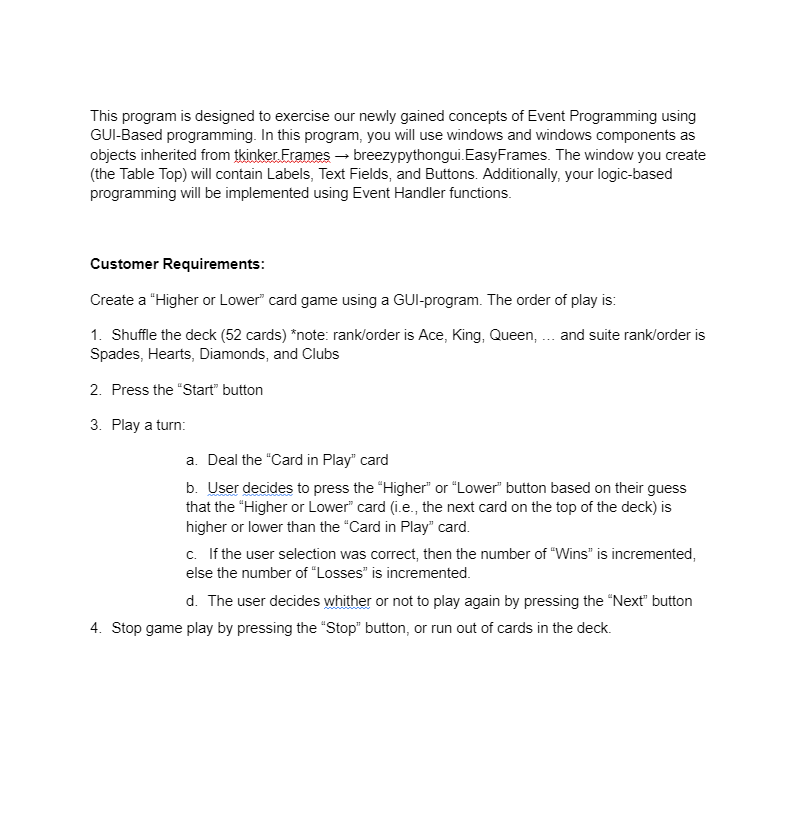 Solved This program is designed to exercise our newly gained | Chegg.com