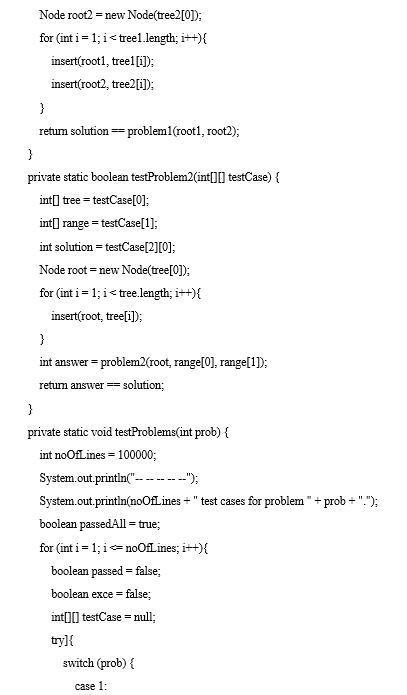 Solved Problem 1 Your are given the root nodes of two binary | Chegg.com