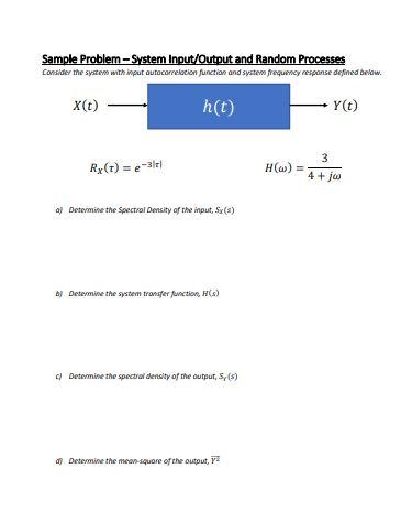 Solved Sample Problem - System Input/Output and Random | Chegg.com
