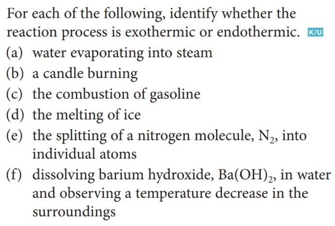 Solved For each of the following, identify whether the | Chegg.com
