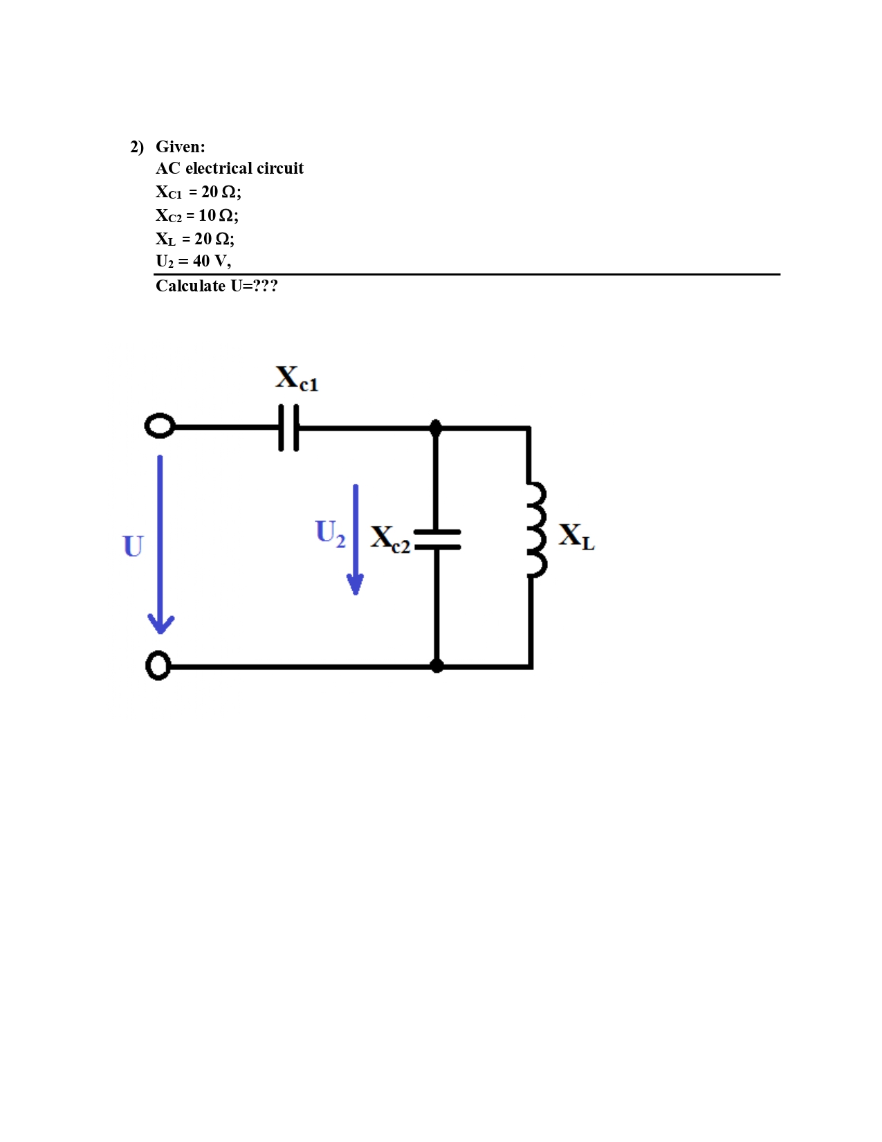 Solved Given:AC electrical | Chegg.com