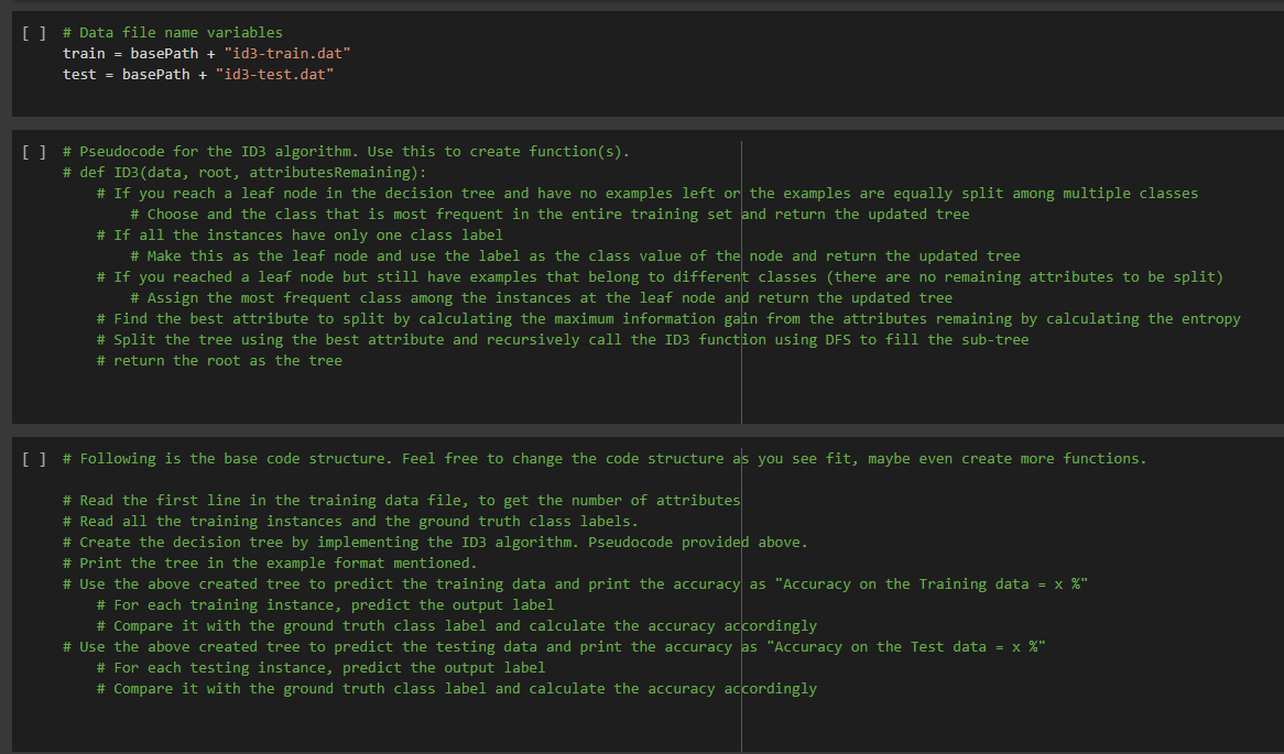 Solved Id3 Decision Tree In This Section You Will Implement