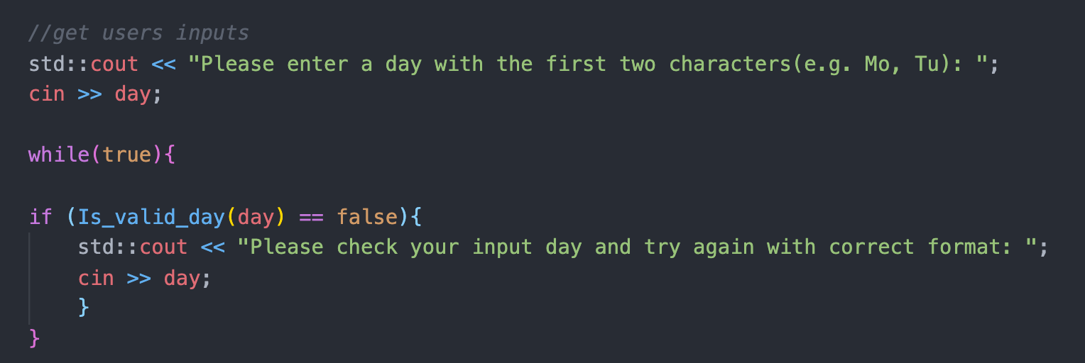 Solved I Defined A Bool Function To Check If The Users Input 