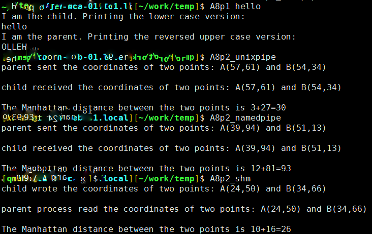 Solved Follow the example programs unix_pipe.c, named_pipe.c | Chegg.com