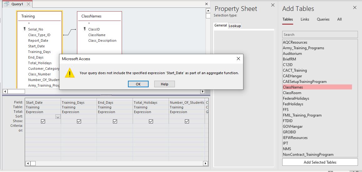 Solved I am trying to create a query to join two tables and | Chegg.com