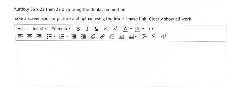 Solved Multiply 35 x 22 then 22 x 35 using the I I think I | Chegg.com