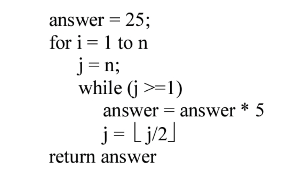 Solved Compute the complexity of the following algorithms in | Chegg.com