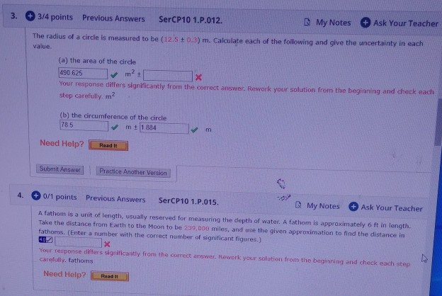 Solved 3. 3/4 points Ask Your Teacher My Notes Previous | Chegg.com