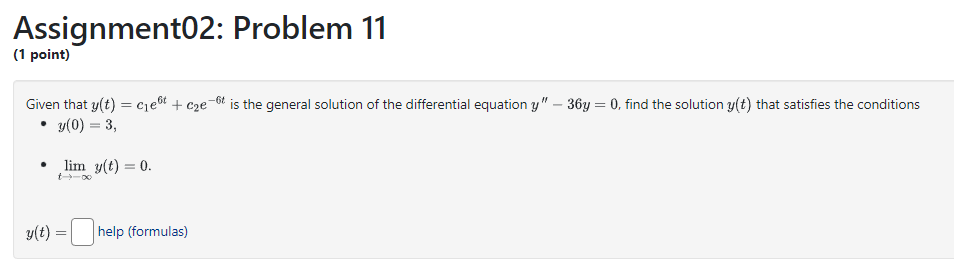 Solved Assignment02: Problem 11 (1 point) Given that | Chegg.com