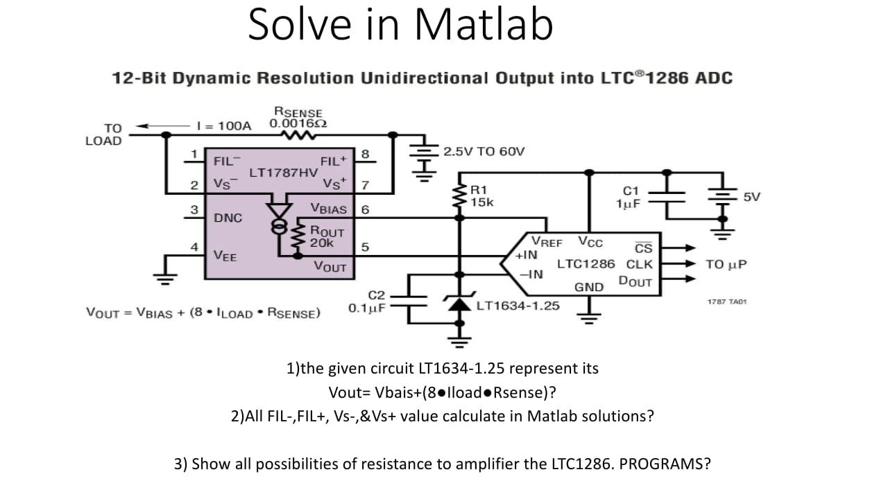 Solve in Matlab 12-Bit Dynamic Resolution | Chegg.com