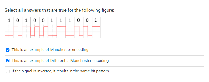 Solved Select all answers that are true for the following | Chegg.com