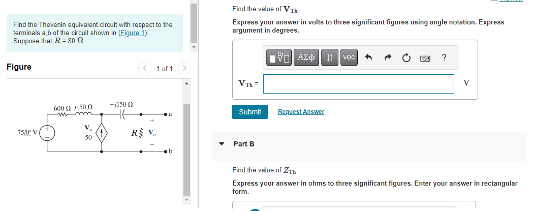 Solved Find the value of VTh. Find the Thevenin equivalent | Chegg.com
