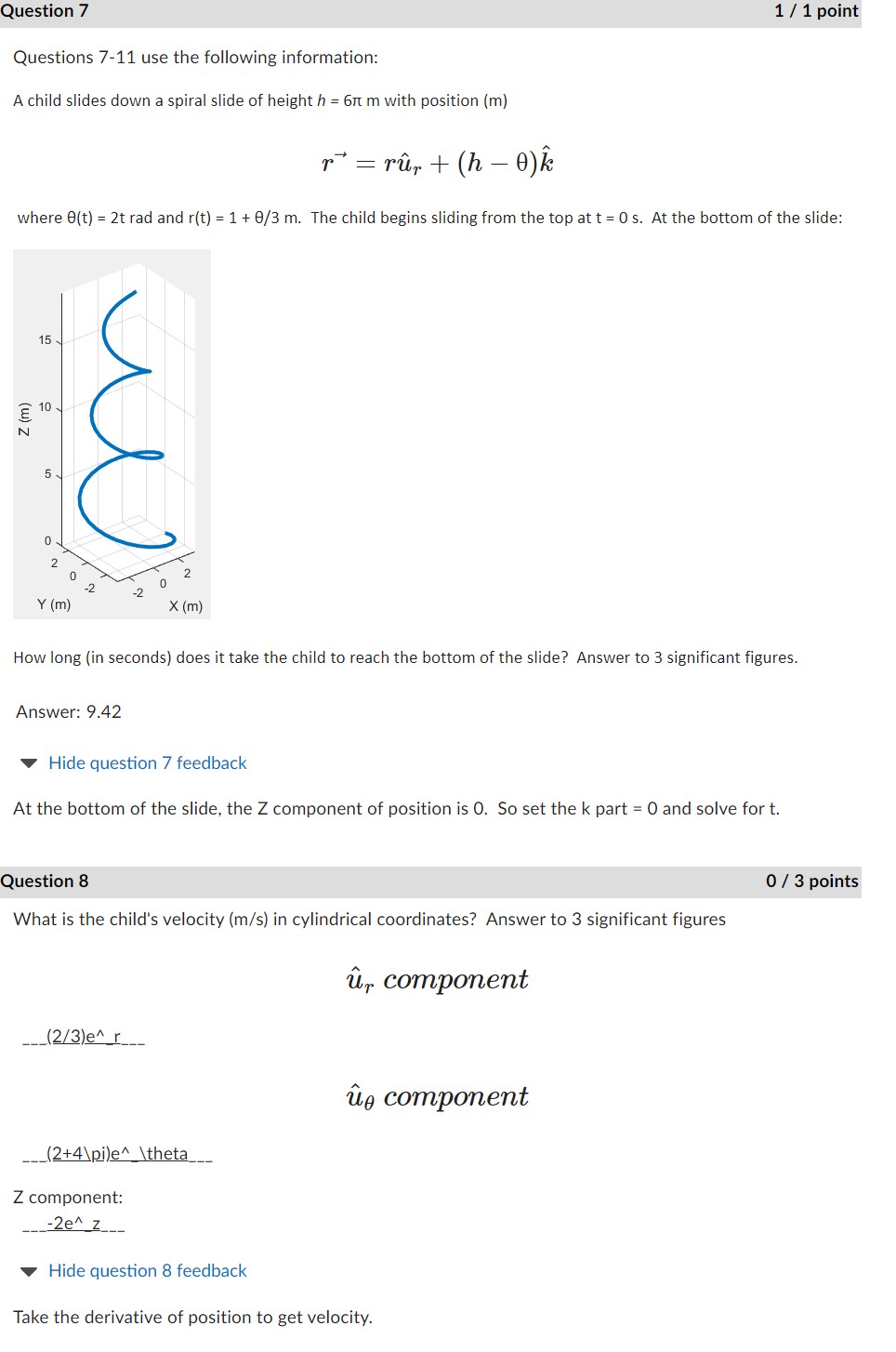 Solved Questions 7-11 use the following information: A child | Chegg.com