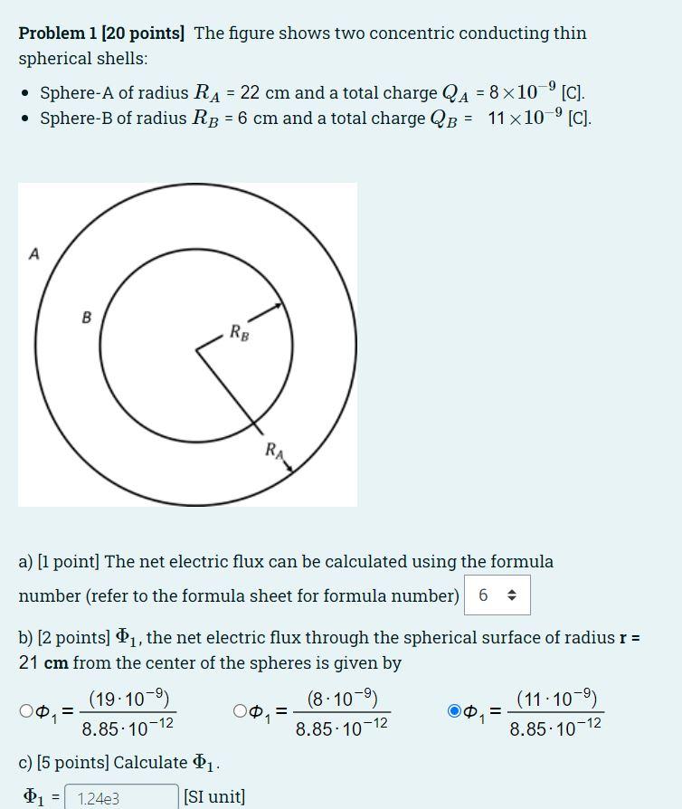 Solved Problem 1 [ 20 points] The figure shows two | Chegg.com