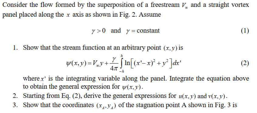 Solved Consider the flow formed by the superposition of a | Chegg.com
