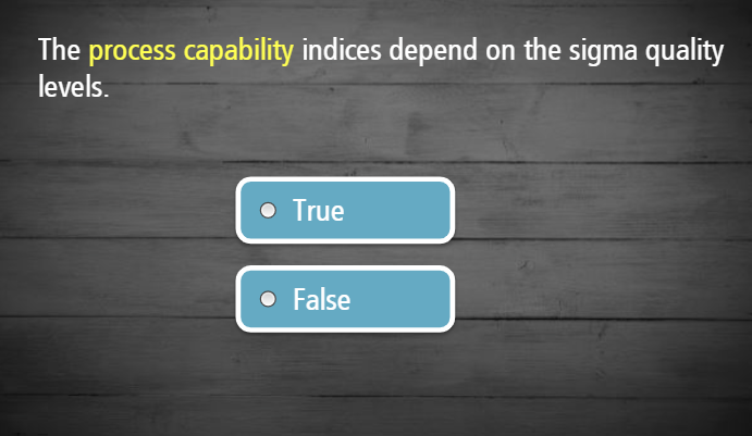 Solved The process capability indices depend on the sigma | Chegg.com
