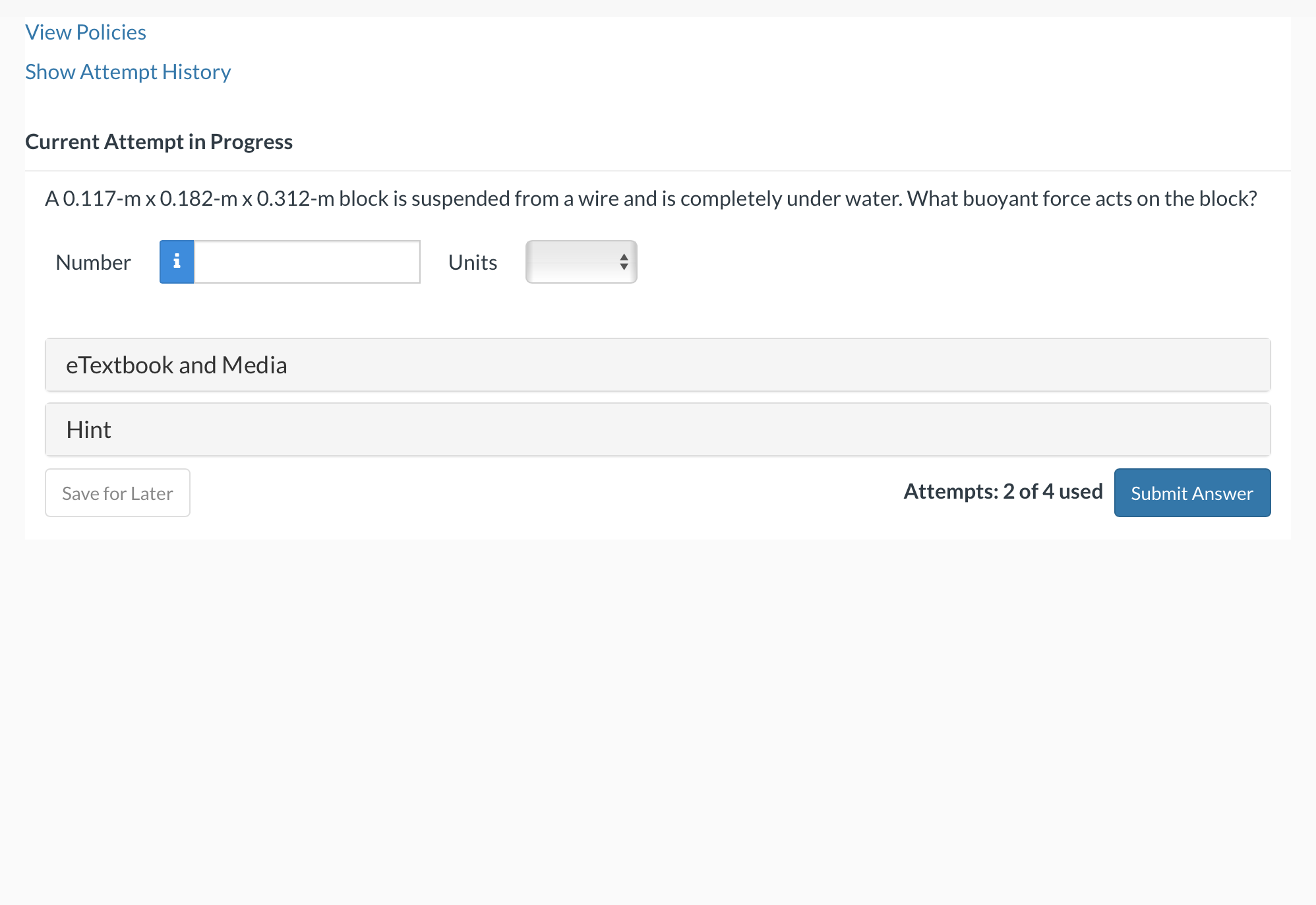 Solved Show Attempt HistoryCurrent Attempt in ProgressA | Chegg.com