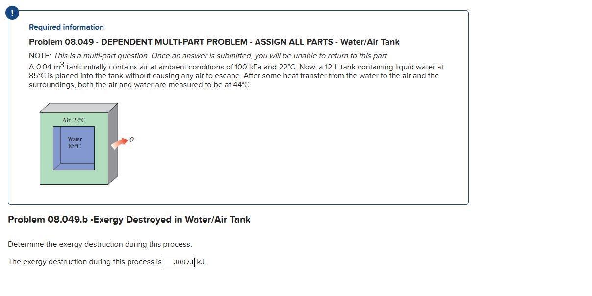 Solved Required information Problem 08.049 - DEPENDENT | Chegg.com
