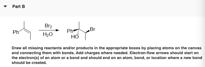 Solved Draw all missing reactants and/or products in the | Chegg.com