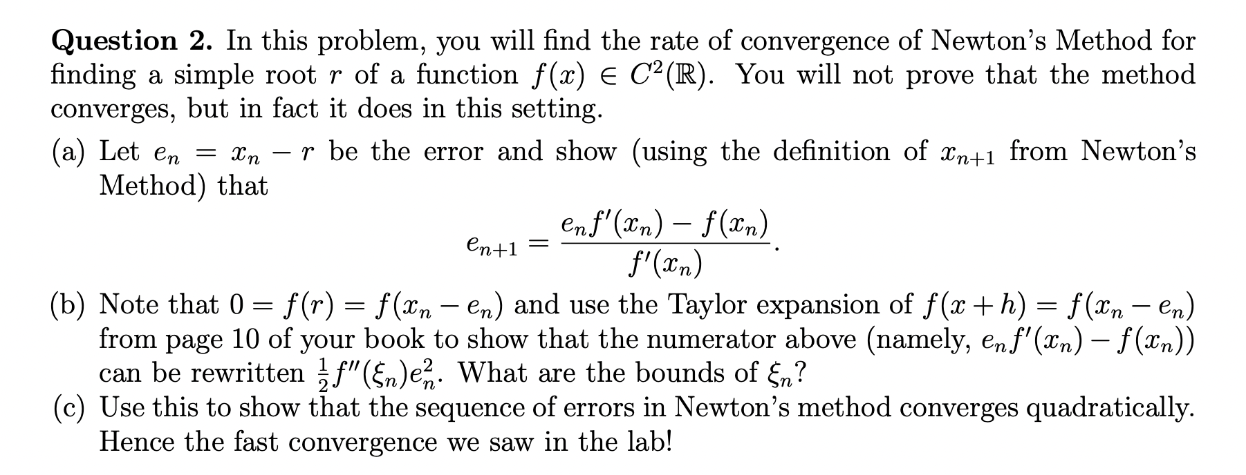 Question 2. In this problem, you will find the rate | Chegg.com