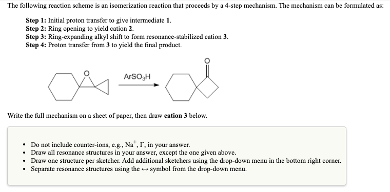 Solved The Following Reaction Scheme Is An Isomerization