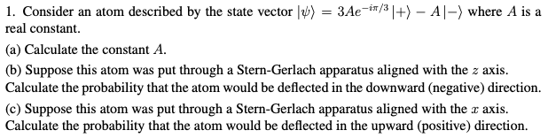 Solved by using bra-ket notation Perform all of the | Chegg.com