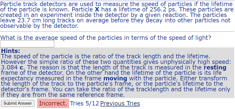 Solved Particle track detectors are used to measure the | Chegg.com