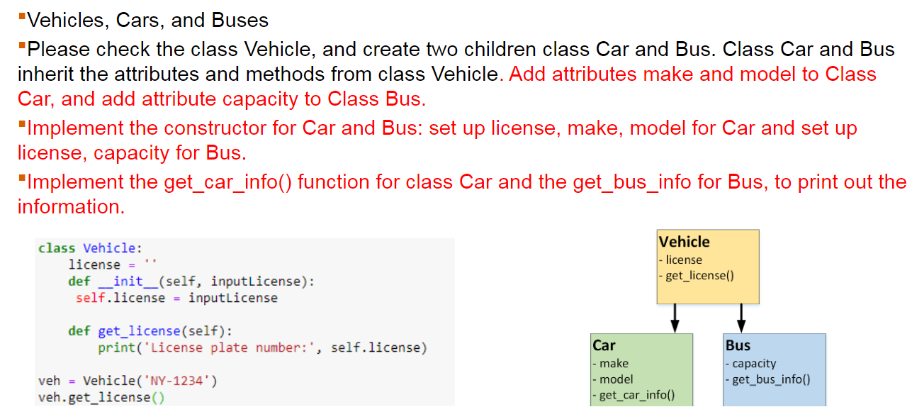 Solved "Vehicles, Cars, and Buses *Please check the class | Chegg.com