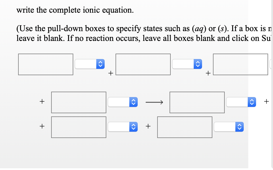 Solved a For the reaction CaBr (a)+ K2SO4(aq) write the | Chegg.com